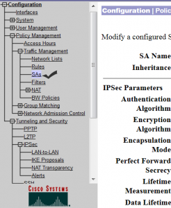 Site to Site VPN Between Cisco VPN Concentrator and Router