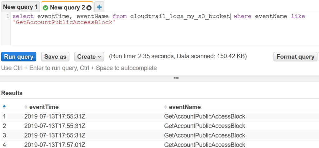How To Query Aws Cloudtrail Logs With Athena